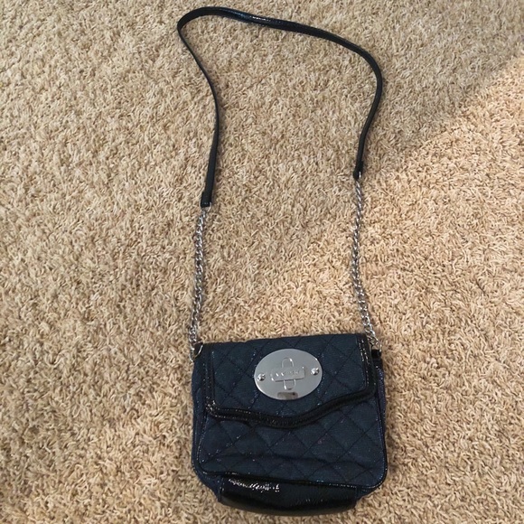 Nine West | Bags | Nine West Mini Purse Sparkly Blue Purple Black ...
